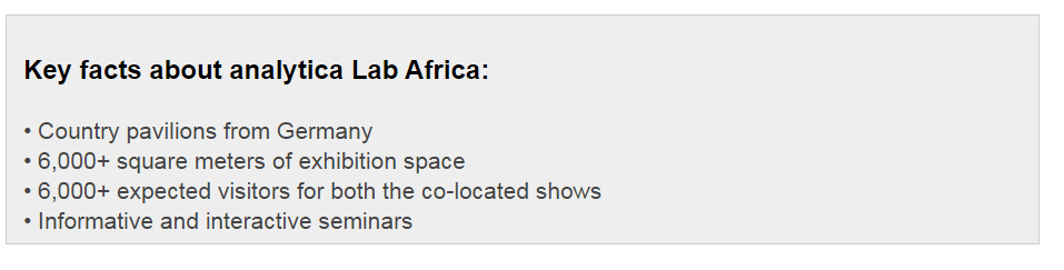 2025年南非国际分析生化博览会 analytica Lab Africa - WorldExpoin